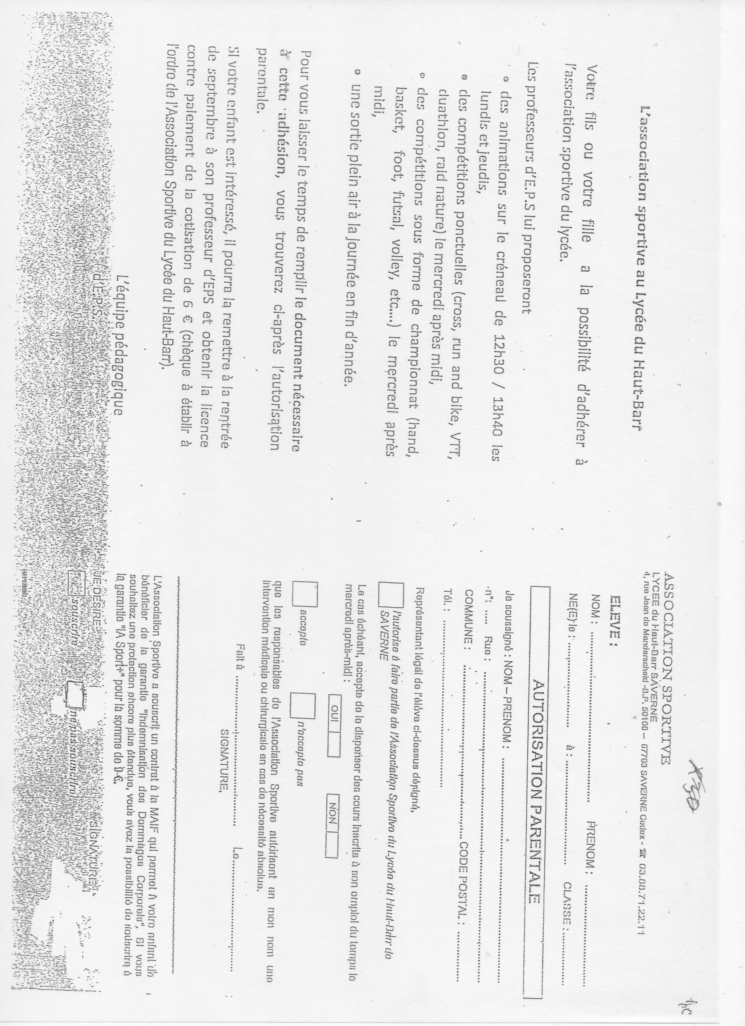 UNSS - Association Sportive